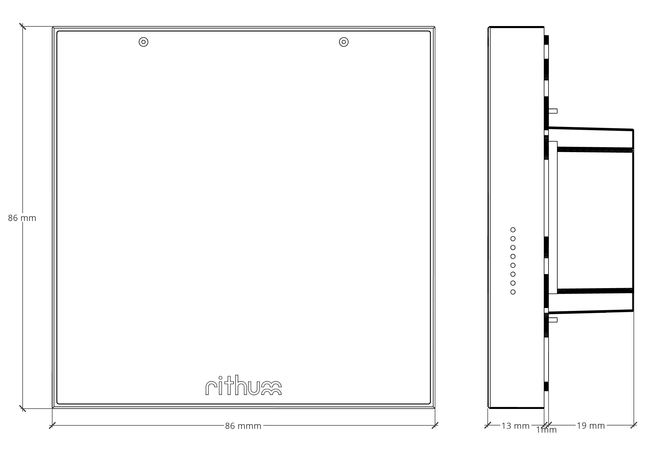 Smart Home Touch Panel | Rithum Switch Pro