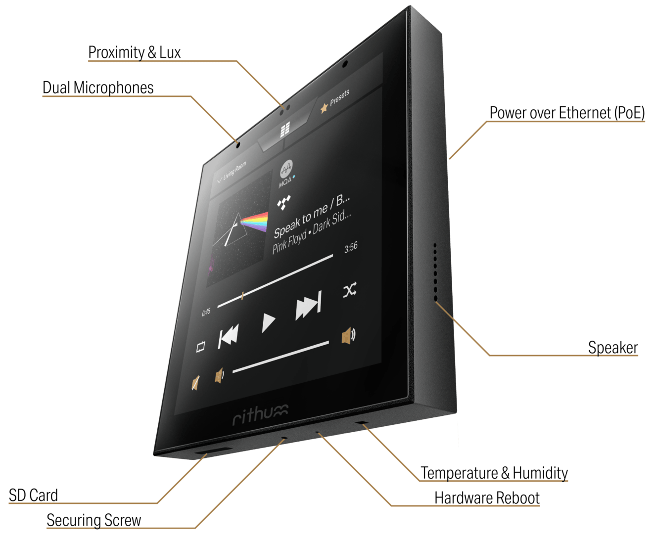 Smart Home Touch Panel | Rithum Switch Pro